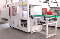 China PE Straight Carton Automatic Sleeve Wrapping Machine 20 Pcs/Min Shrink Wrap Tunnel for sale