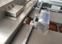 China Semi Automatic Servo Feeding Overwrapper Machine Flat Seal Tray for sale