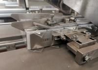 China Semi Automatic Servo Feeding Overwrapper Machine Flat Seal Tray for sale