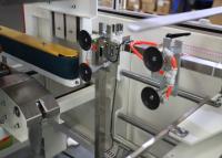 China Automatic Potato Chip Carton Erector Machine Vertical Box With Tape Sealing for sale