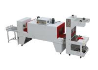 China Sleeve PE Semi Automatic Pallet Wrapping Machine 10 Pcs/Min Bottle Heat Shrink Tunnel for sale