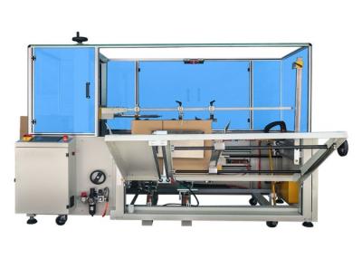 China Food Big Carton Box Erector Machine 15 Carton/Min With Adhesive Tape Sealing for sale