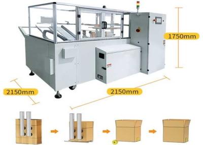 China Fully Automatic 220v Carton Erector Machine Digital Communication Cardboard Box Erectors for sale