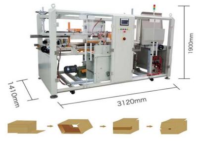 China Tobacco Horizontal Carton Erector Machine 50 Carton/Min Auto Case Erector for sale