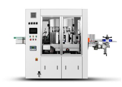 China Rotation Beverage Hot Melt Glue Labeling Machine , Wine Sticker Dispenser Machine for sale