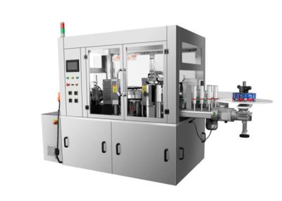 China Straight Wrap Around Fully Automatic Bottle Labeling Machine OPP Sticker Applicator for sale