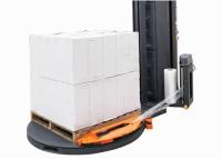 China 3-12rpm Pressurized Pallet Wrapping Machine 25 Load/H Automatic Skid Wrapper for sale