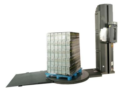 China 20-30 Pallet/H Fully Automatic Pallet Wrapping Machine 1500kg Pallet Stretch Machine for sale