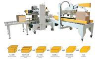 China 120mm 130mm Carton Case Sealer Online Box Machine For Case Packaging Line for sale