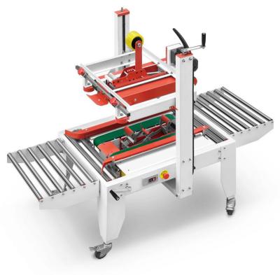 China Up Down Belt Drive Semi Auto Carton Sealing Machine 150mm Carton Box Sealer for sale