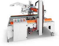 China Flap Folding Automatic Case Sealer Machine Side Belt Drive Carton Tape Sealer for sale