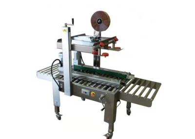 China SS304 Manual Carton Case Sealer Semi Auto Hot Melt Glue Top And Bottom for sale