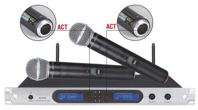 China excellent quality 8009 wireless microphone system 200 channels selectable rack mount for sale