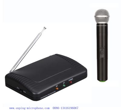 China LS-7100 competitive cheap price singel channel UHF wireless microphone with one-handheld / SHURE style / micrófon for sale