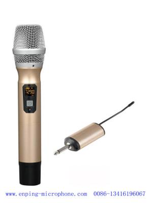 China C5/rechargeable &portable universal mini 16 channels UHF wireless microphone  with 6.35mm plug for sale
