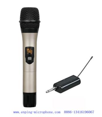 China C6/ universal mini 16 channels UHF portable wireless microphone  with 6.35mm plug with easy set up for sale