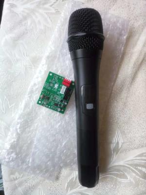 China UHF-R  16 channels selectable frequency microphone with modules PCB / micrófono / plastic speaker, public speaker for sale