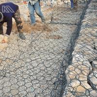 China Double Twisted Welded Wire Gabion Baskets Customized Size For Construction ​Project for sale