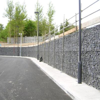 China Flood Control Gabion Fence Baskets 50x200mm 5.0mm Thickness Welded Gabion Box for sale