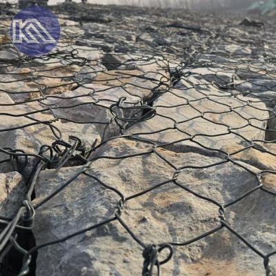 China Philippine Gabion Basket 80x100mm Stone Filled 2x1x1m For Sea Filled Project for sale