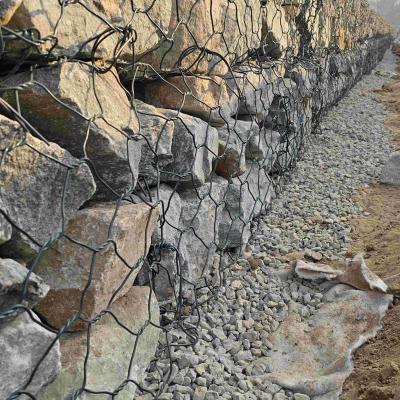 China Anti Rust Hot Dipped Galvanized Gabion Basket 1x1x1m 3x1x1m for sale