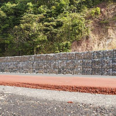 China Reservoir Embankment PVC Coated Gabion Retaining Wall Woven Anti Rust Water Flow Control for sale