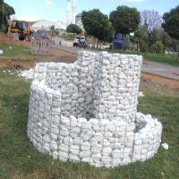 China Curved Architectural Gabion Retaining Wall With Iron Wire Mesh Customized Size for sale