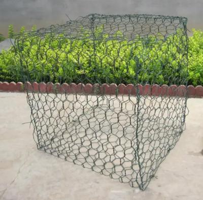 China 200x100x50 Gabion Retaining Wall Hexagonal Hole Gabion Garden Wall Stone Cage for sale
