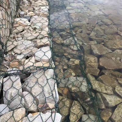 China Hot Dip Galvanized Gabion Mattress Stone Cage Grid For Riverbank Reinforcement for sale