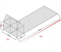 China High Zinc Powder Coated Hexagonal Gabion Box Basket Hot Dipped Galvanized Aviary Rack For Stone Cage for sale