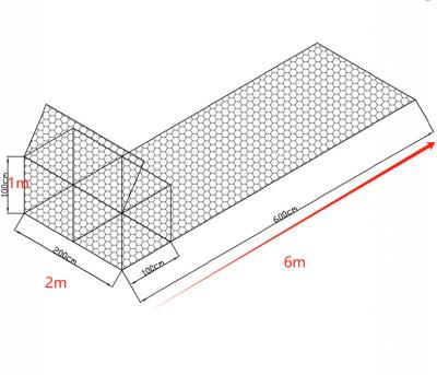 China High Zinc Powder Coated Hexagonal Gabion Box Basket Hot Dipped Galvanized Aviary Rack For Stone Cage for sale