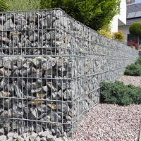 China Galvanized Panel Welded Gabion Fence Outdoor Partition Decorative Wind Resistant for sale