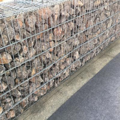 China 2mx1mx1m Gabion Stone Fences Zinc Coated Gabion Basket For Riverbank Protection for sale
