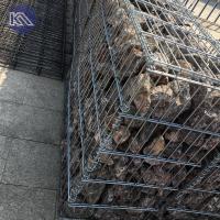 China 2mx1mx0.3m Decorative Gabion Basket Fence Galvanized Wire Mesh Stone Cage Fence for sale