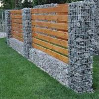 China Decorative Welded Gabion Stone Fence 50X200mm Mesh Hole For Outdoor Landscape for sale
