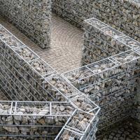 China 3mm Helical Wire Stone Gabion Fence - Galvanized Steel Retaining Wall System for sale