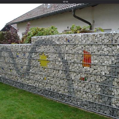 China Anti Vandal Landscape Gabion Metal Planter Box With Lockable Covers Welded  Tree Guards for sale