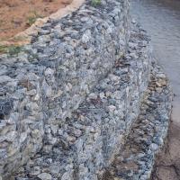 China Hexagonal Mesh Hole Gabions Basket Box Galvanized 2x1x1m Gabion Rock Box for sale