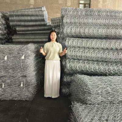 China Zinc Coated 2×1×1m Galvanized Gabion Box Corrosion Proof for Retaining Walls for sale