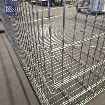 China Stone Filled Wire Mesh Wall 5.0mm Thickness 1m X 1m X 0.5m For Slope Protection for sale