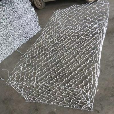 China Hexagonal Hole Woven Gabion Mattress 60×80mm 80×100mm for Erosion Control for sale
