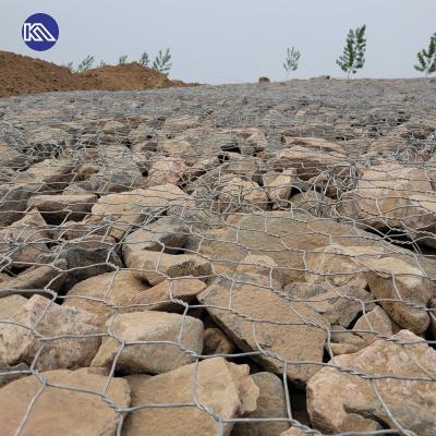 China Custom Gabion Wire Mesh Panels Mesh Basket With 80x100mm 100x120mm Mesh Hole for sale
