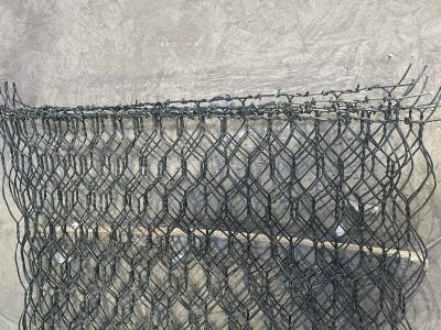 China PVC Coated Gabion Box Hexagonal Wire Mesh Gabion Wire Cages For Retaining Walls for sale