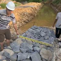 China Customized 2X1X1m Gabion Mesh Retaining Wall 80x100mm For Flood Control for sale