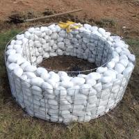 China High Strength Round Gabion Planters Weather Resistant Urban Greening for sale