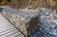 China Hot Dip Galvanized Gabion Planters 6x2x1m Weather Resistant With 50x50mm Mesh for sale