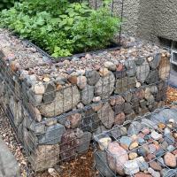 China Galfan Coated Welded Gabion Planting Box Modern Design for Garden Landscape for sale
