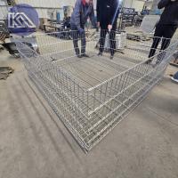 China 50x200mm Aperture Welded Mesh Gabion Box Noise Barriers For Landscape for sale