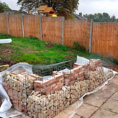 China Hot Dipped Galvanized Welded Mesh Gabion Baskets 50x200mm For Flood Control for sale