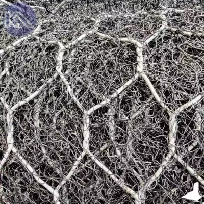 China Combination Geotextile Gabion Rock Fall Netting For Erosion Control Slope Protection for sale
